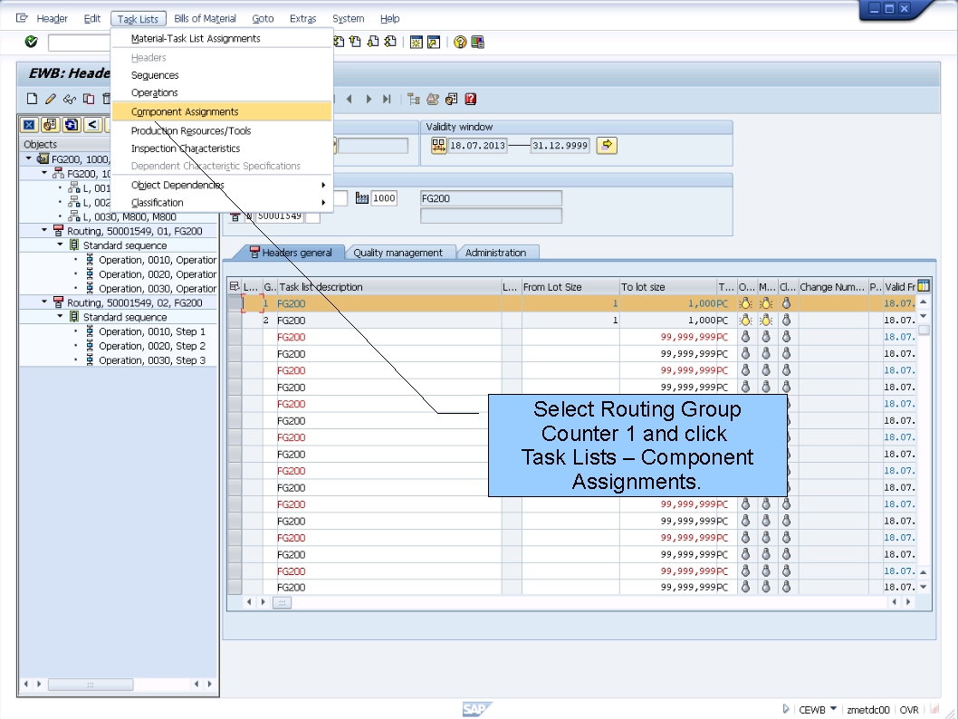 青蛙SAP分享 Froggy's SAP sharing: PP CEWB3 EngrWorkBench Component Allocation