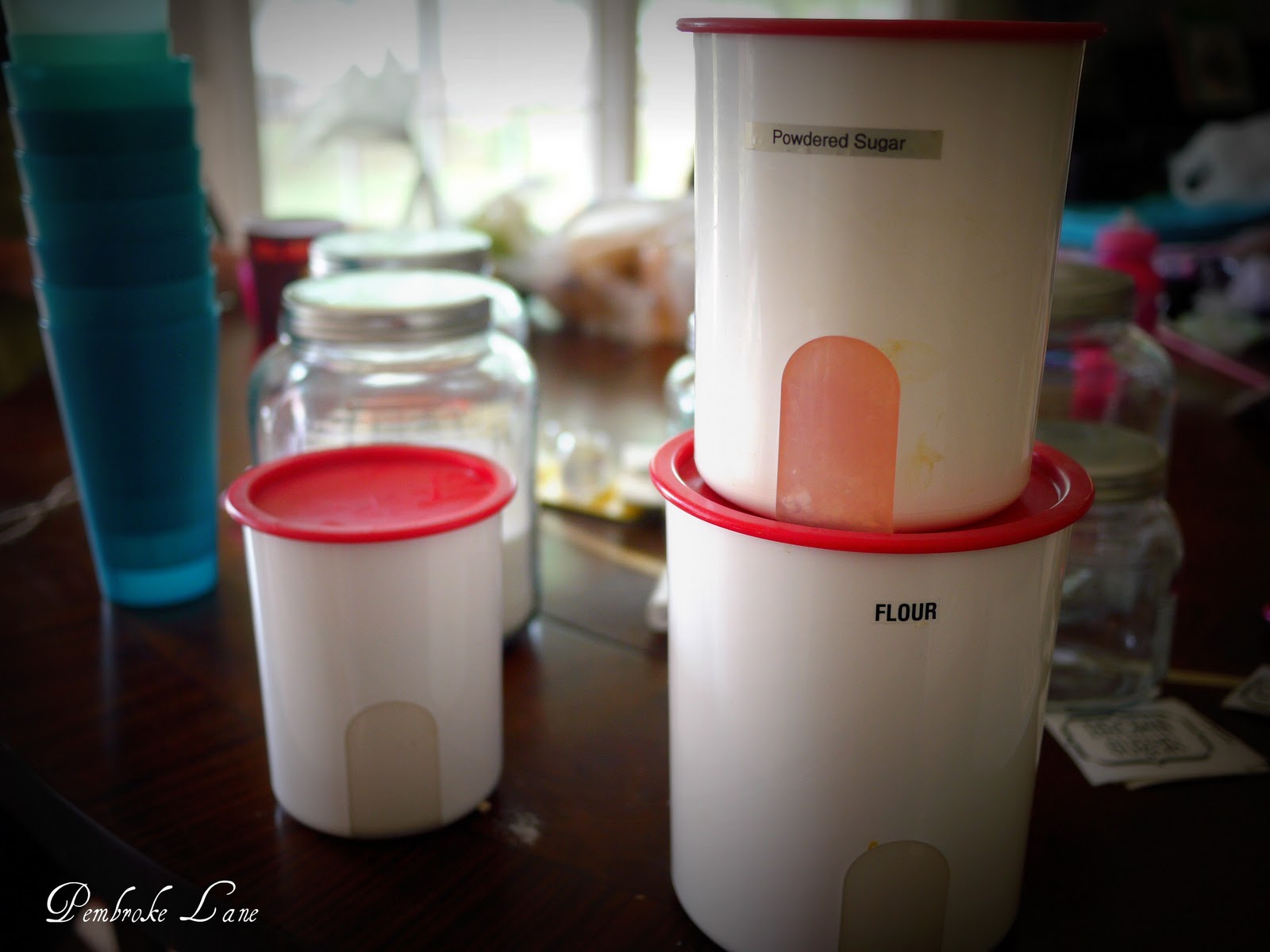 Pembroke Lane: Labeled Glass Pantry Jars & a Vinyl Transfer Tutorial