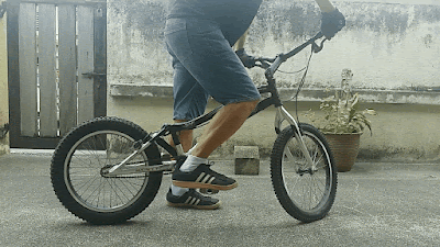 BikeTrials and a Fistful of Blisters: BikeTrial Tutorial 4 - Pedaling