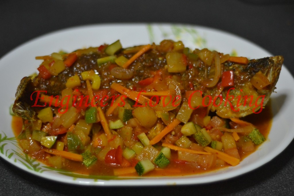 Engineers Love Cooking: SIAKAP MASAK TIGA RASA / BARRAMUNDI IN THREE ...