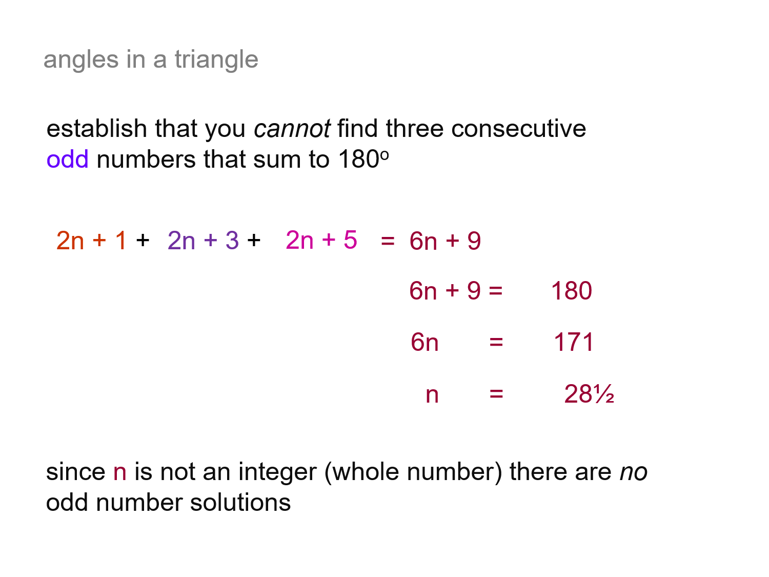 MEDIAN Don Steward mathematics teaching: odd and even numbers