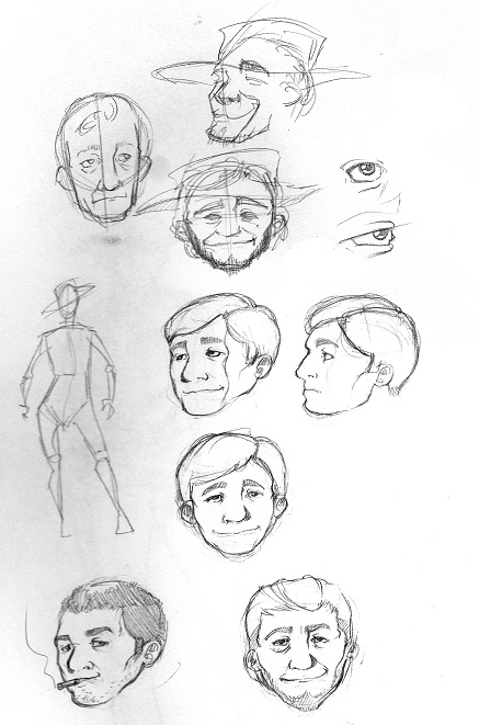 AnitaKajika: Perspective practice and character design