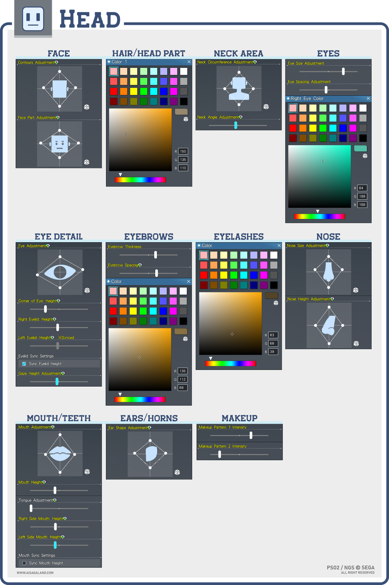 PSO2 NGS Character Creation - Manon - Aisaga Land