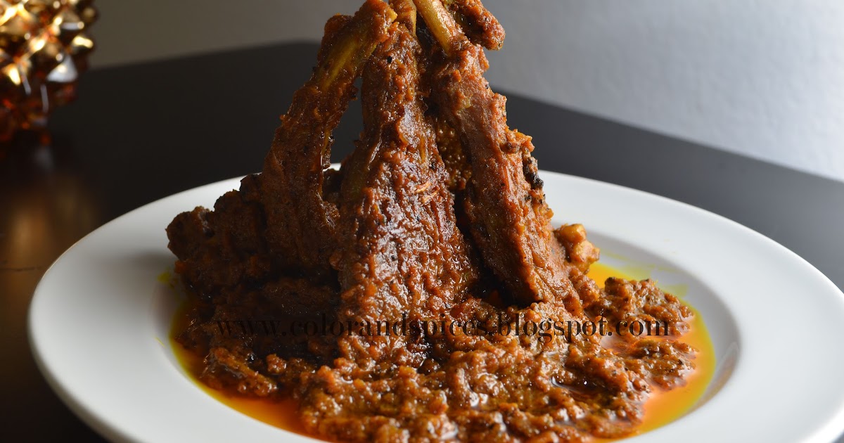 Color and Spices: Mutton chaap