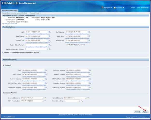 Oracle Applications: Oracle R12 Credit Card Payments Setups and Process
