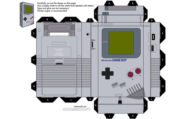 Nintendo Papercraft Ds - PaperCraft