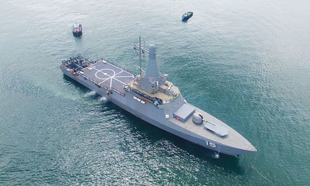 Singapore ST Engineering Marine luncurkan Kapal Perang LMV Class ke ...