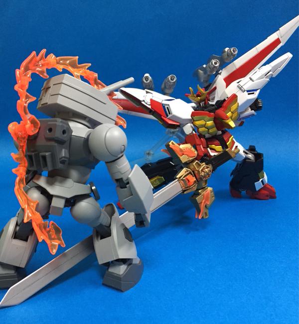 Custom Build: Gundam Kit Bash Brave Command "Super Fire Dagwon"