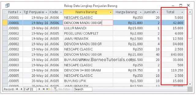 Query Dengan Menggunakan Rumus dan Kriteria Terlengkap ...