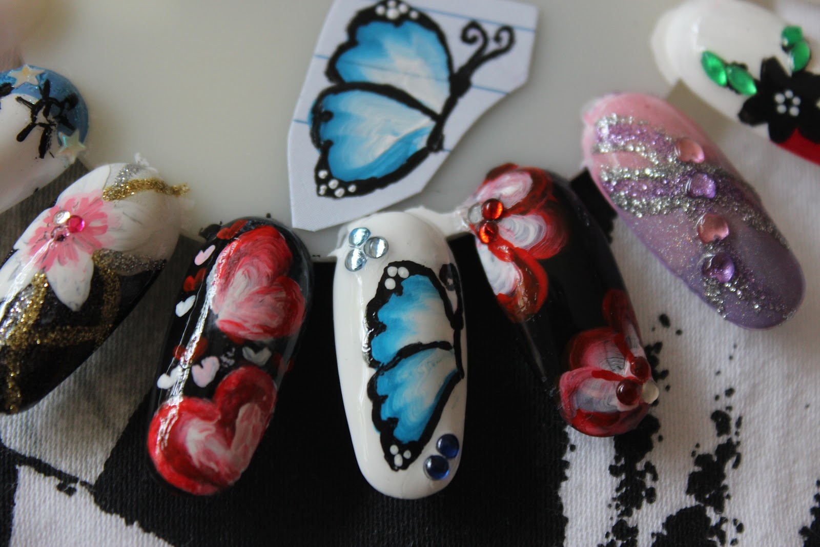 Baking Recipes and Nail Design all in one: new designs and my practice ...