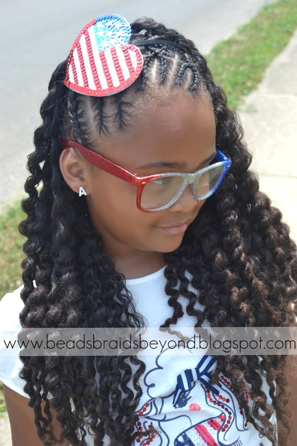 Beads, Braids and Beyond: Criss-Cross Cornrows with Two Strand Twist Out