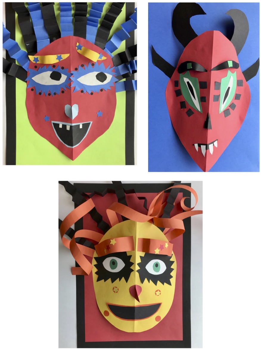 The Rolling Artroom: Paper Faces (1st-3rd Grade)