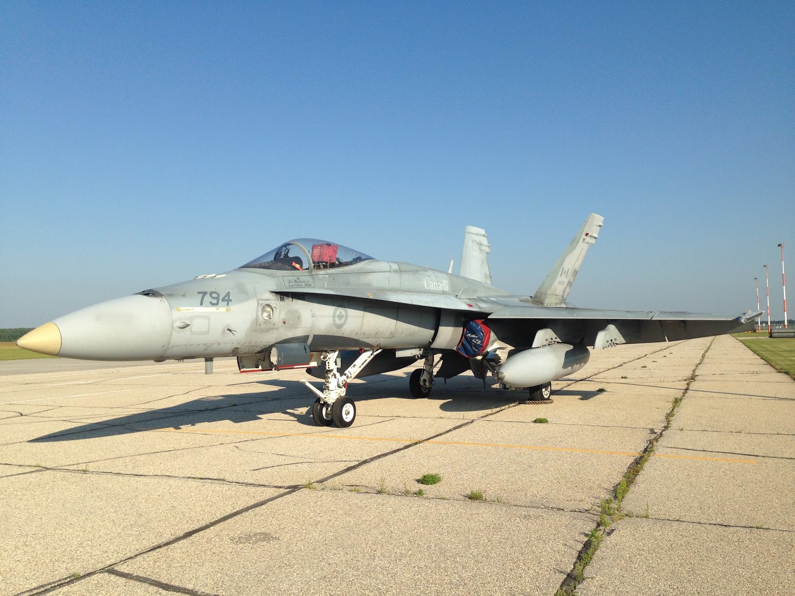 Canadafly: Un visiteur a Southport, Mb