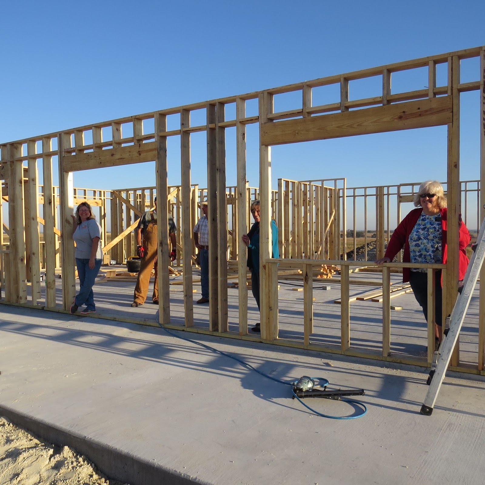 Navasota Ranch: Ranch House Framing