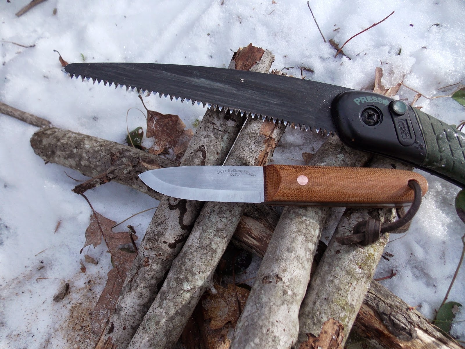 MIBushcraft: A Quick Outing with The River Bottom Blades Puukko