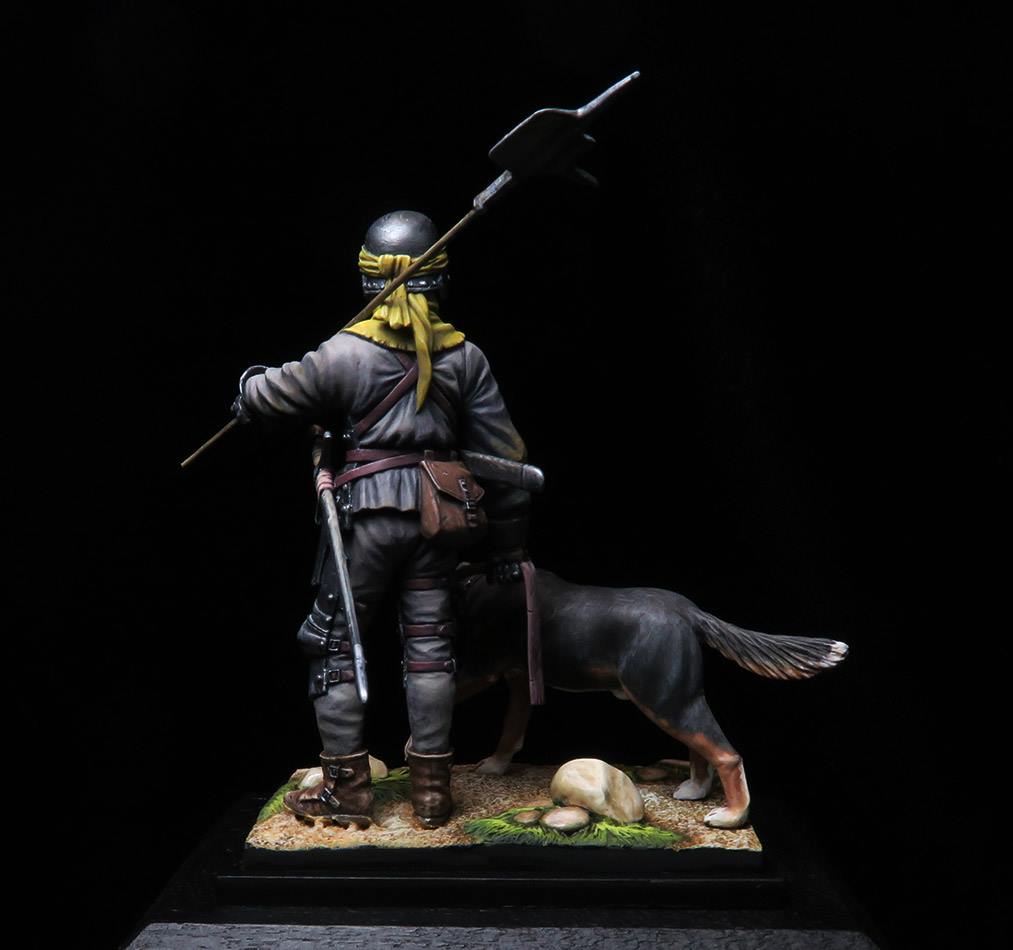 Hawk Miniatures 75mm 14th Century Swiss Mercenary | planetFigure ...