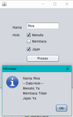 Tutorial Java: Cara Menggunakan Radio Button, Button Group, dan Chek Box