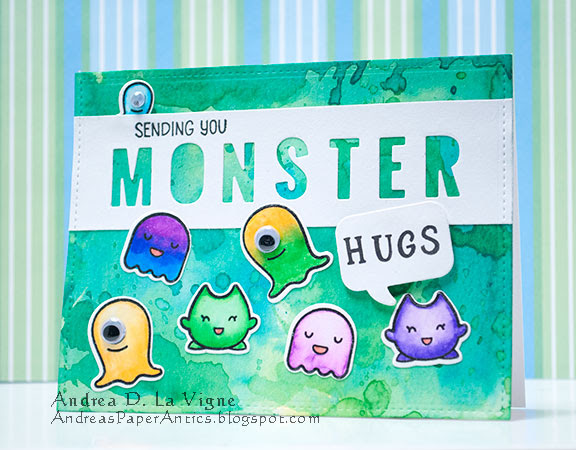 Andrea's Paper Antics: Sending You Monster Hugs