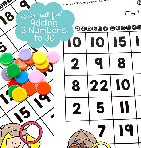 Adding 3 Numbers to Make 30 | From the Pond