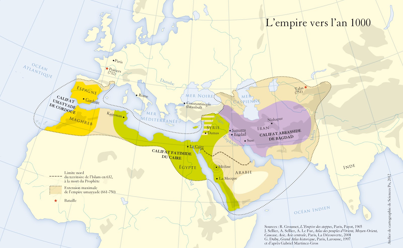 Blog Histoire Géo Danièle Artur: Chrétientés et islams (VIème -XIIIème ...