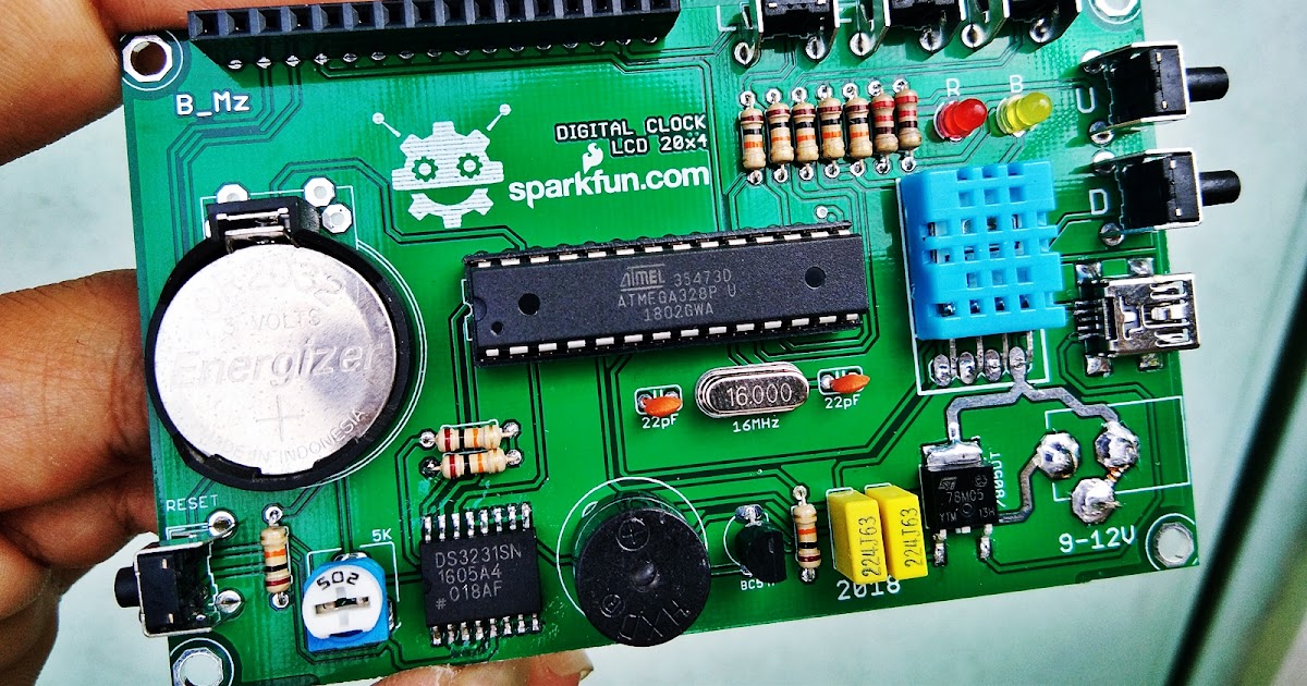 DIY Digital Clock LCD 20x4 Arduino "Jam Digital LCD Arduino" - Dicky B_Mz