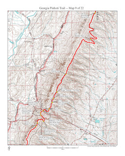 My adventures: Pinhoti trail, maps.