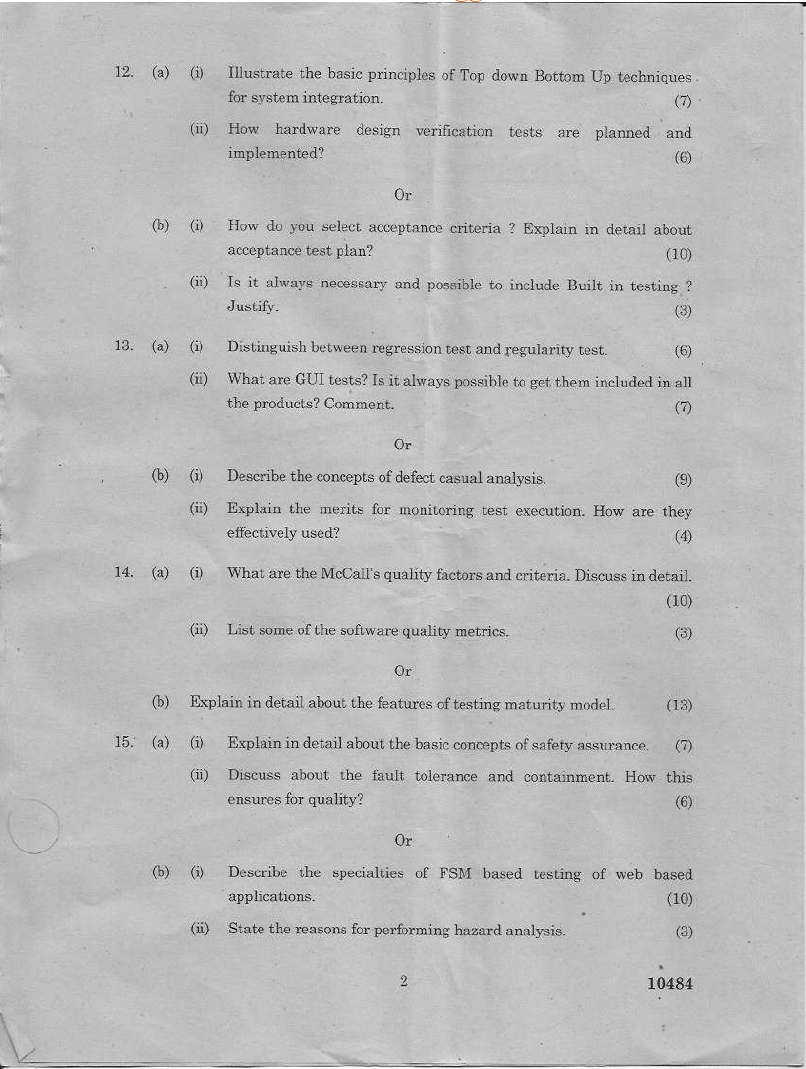 Anna University CP 5005 SOFTWARE QUALITY ASSURANCE AND TESTING APRIL anna-university-cp-5005-software-quality-assurance-and-testing-april
