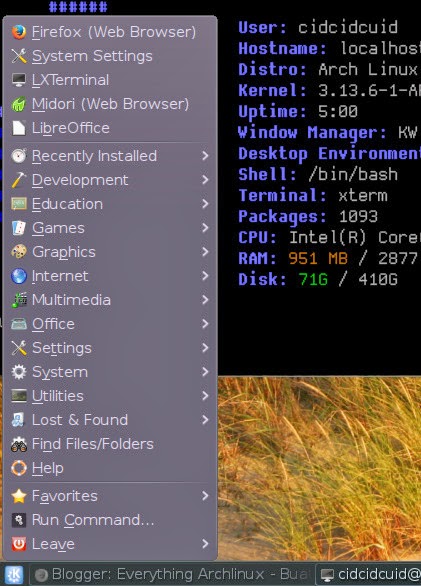 Change Default KDE start menu with Lancelot Start Menu