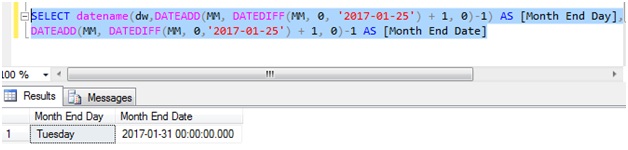 Microsoft Business Intelligence Get Month End Day And Date In Sql Server microsoft-business-intelligence-get-month-end-day-and-date-in-sql-server