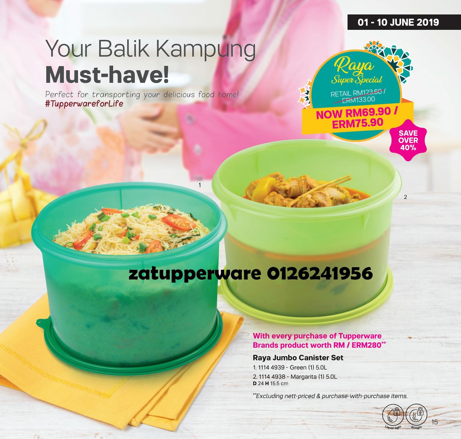 Za Tupperware Malaysia : Catalogue 1st June - 30th June 2019