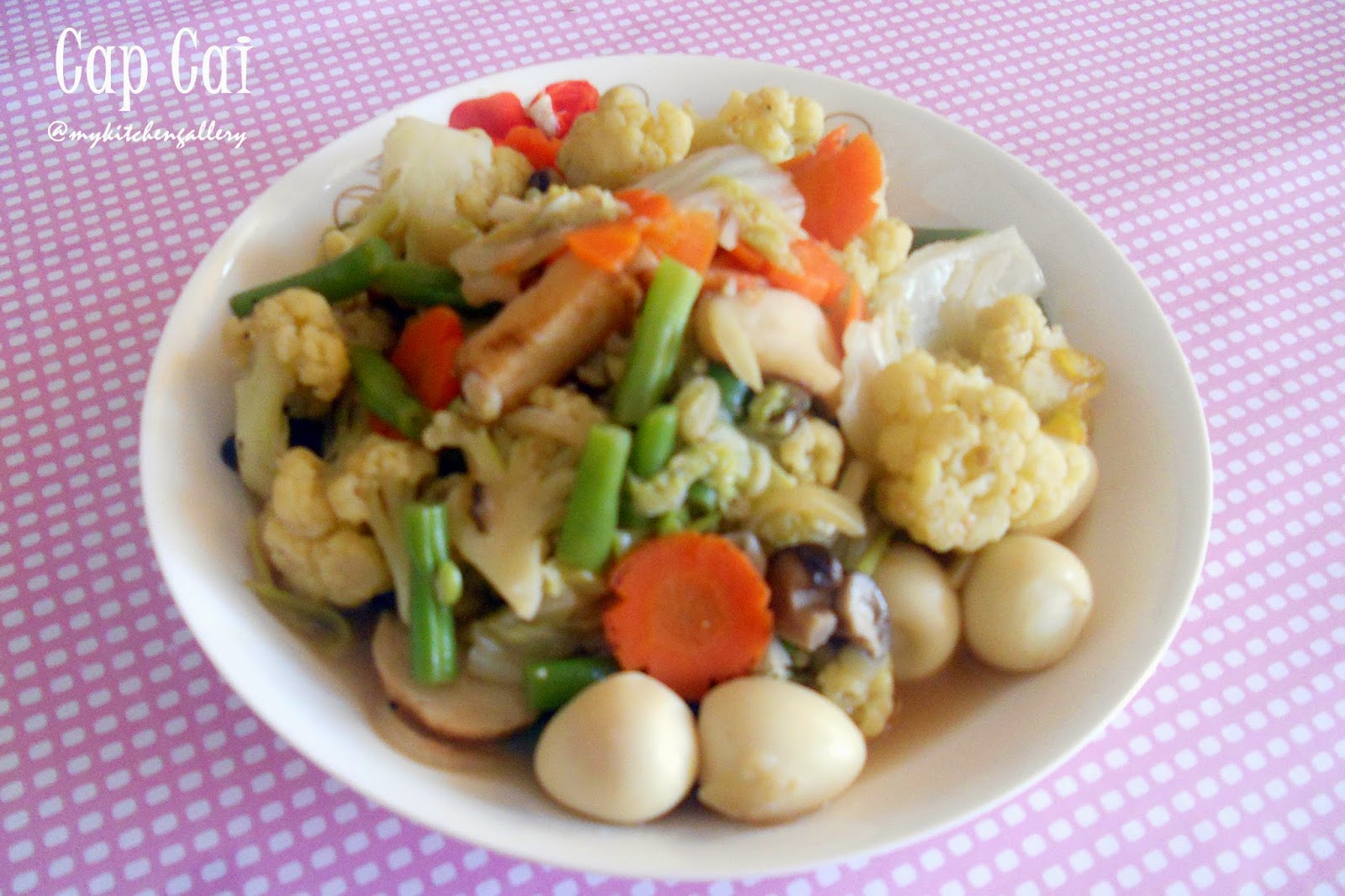 Lynn's Kitchen: Cap cai