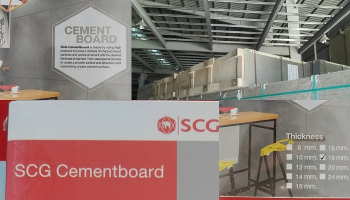 ỨNG DỤNG TẤM SCG CEMENT BOARD THÁI LAN