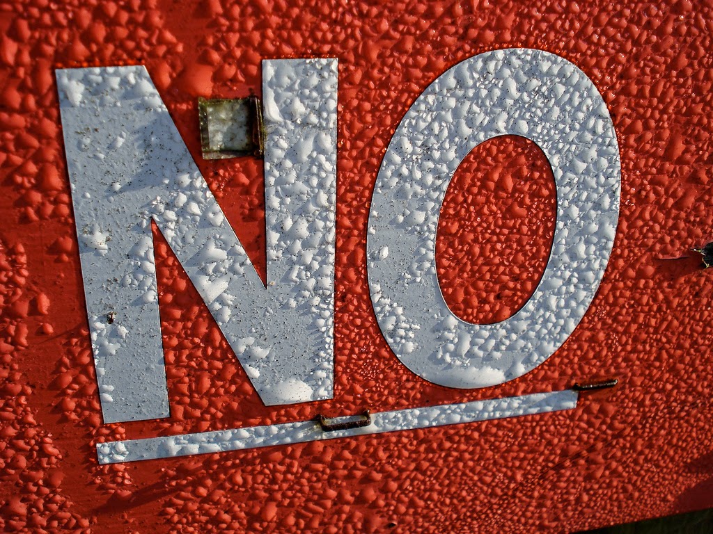 what women write: Saying no