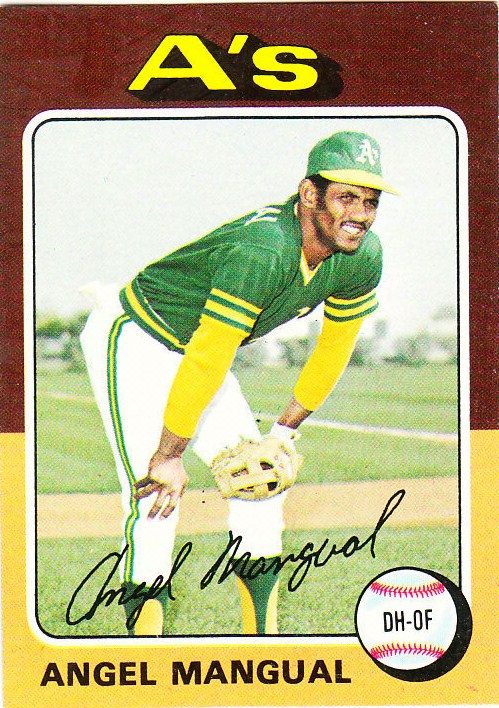 1975 Topps (it's far out, man): #452 - Angel Mangual