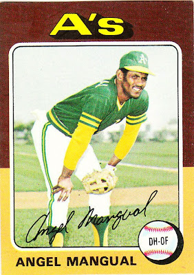 1975 Topps (it's far out, man): #452 - Angel Mangual