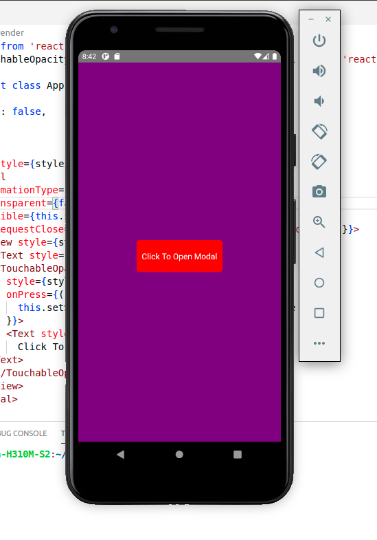 React Native - Modal - Mobile Application Development