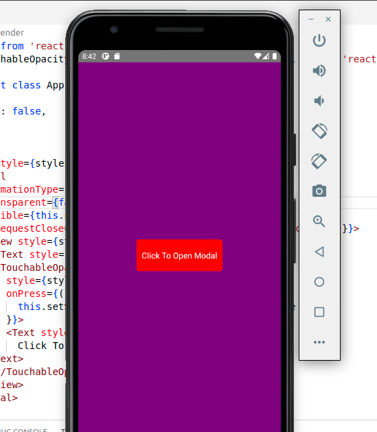 React Native - Modal - Mobile Application Development