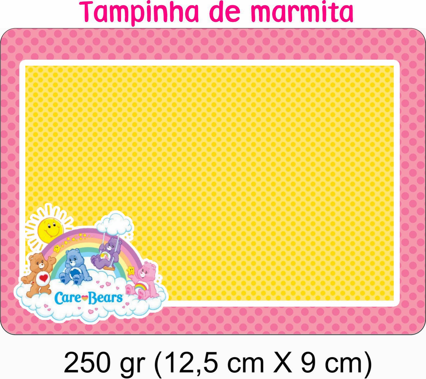 Care Bears Free Printable Kit. - Oh My Baby!