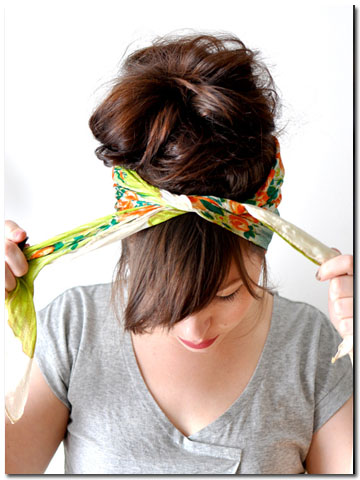 Kanubeea Hair Clip: Tutorial Menggunakan Head Scarf Atau Syal Pada Rambut