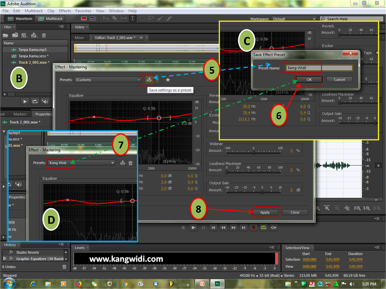 Cara merekam dan mengedit Vocal Menggunakan Adobe Audition CS 6 Bagian 3 - Selesai | Blog Kang ...