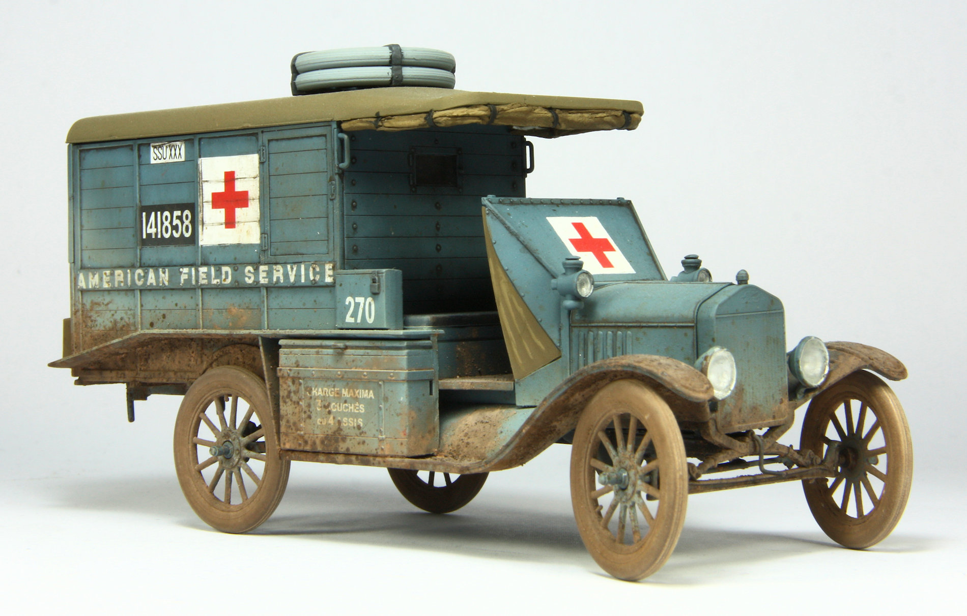 The Modelling News: Build review Pt. II: 1/35th scale Model T Ambulance ...