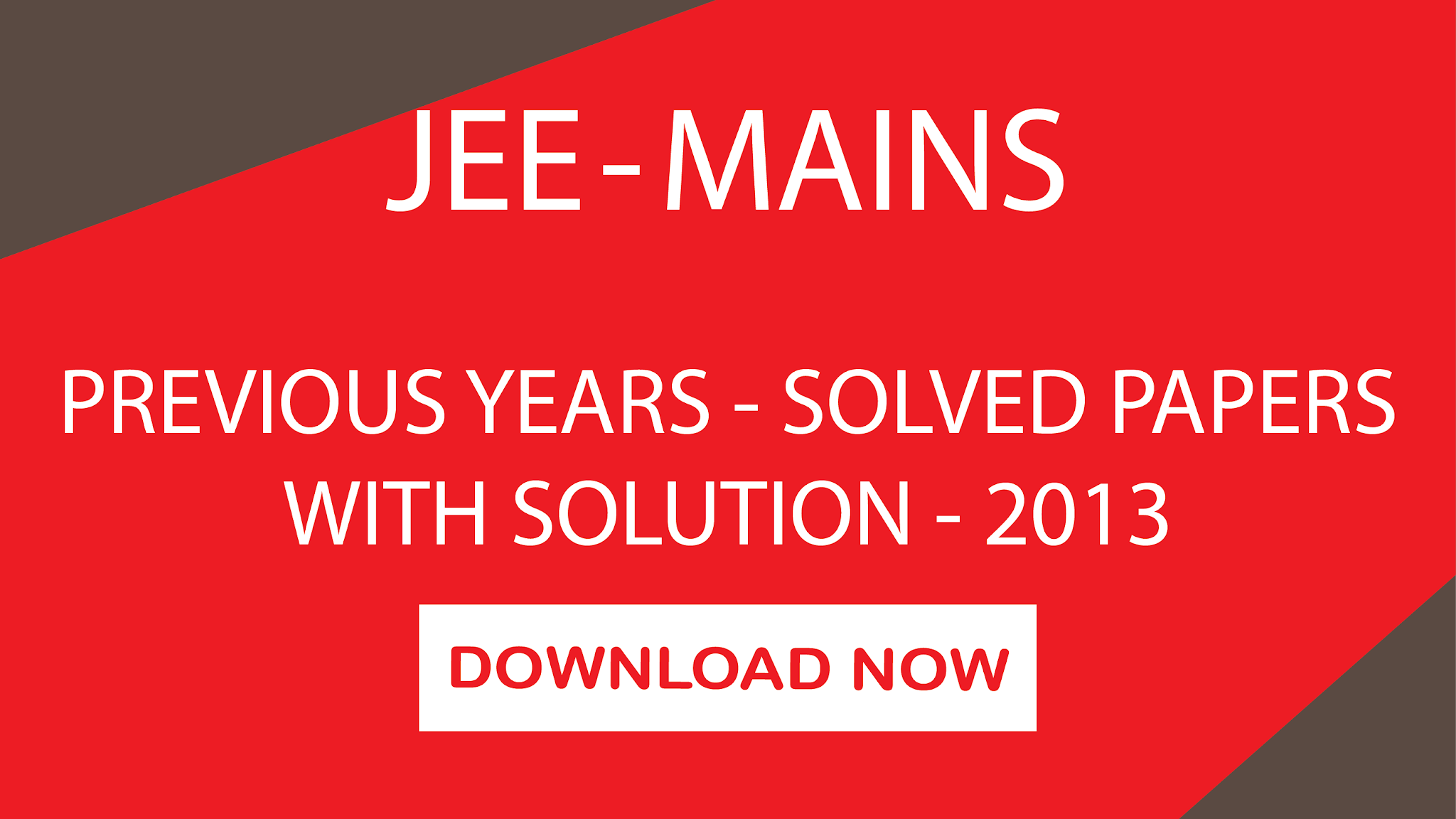JEE Mains Previous Year Question Paper With Solution 2013 GK jee-mains-previous-year-question-paper-with-solution-2013-gk