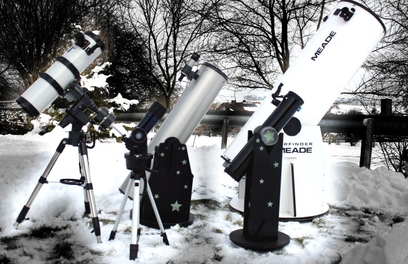 Taunus-Astronomie: Teleskope im Größenvergleich