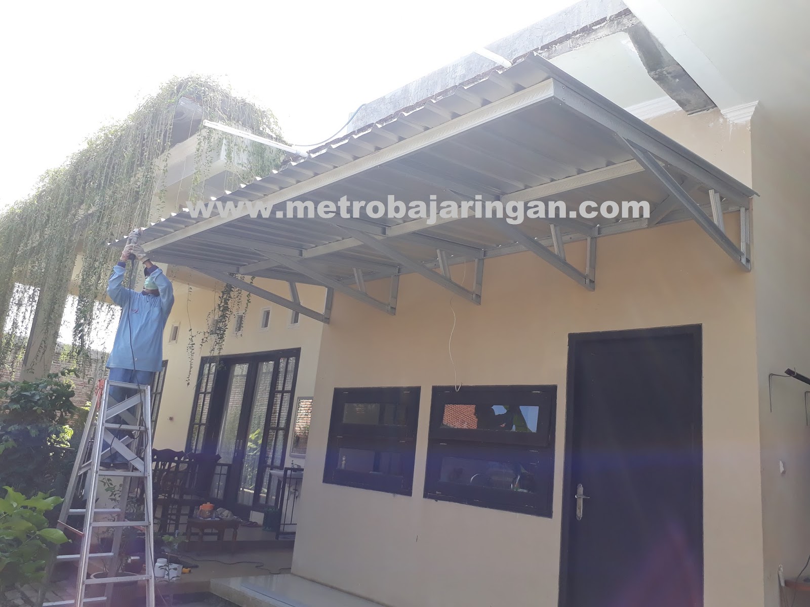 Inspirasi 26 Gambar Konstruksi Kanopi Baja Ringan Motif Minimalis