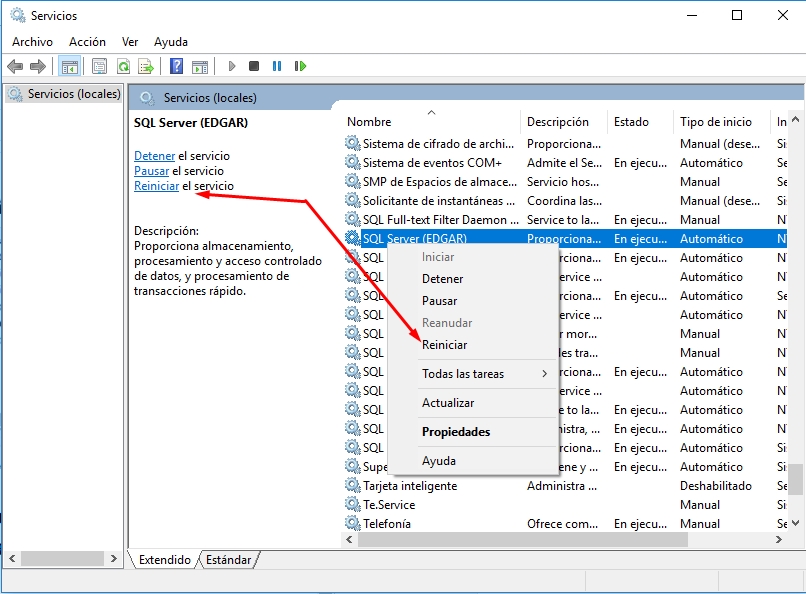TUTOS-EDGAR: solucionar error 40 en SQL todas las versiones