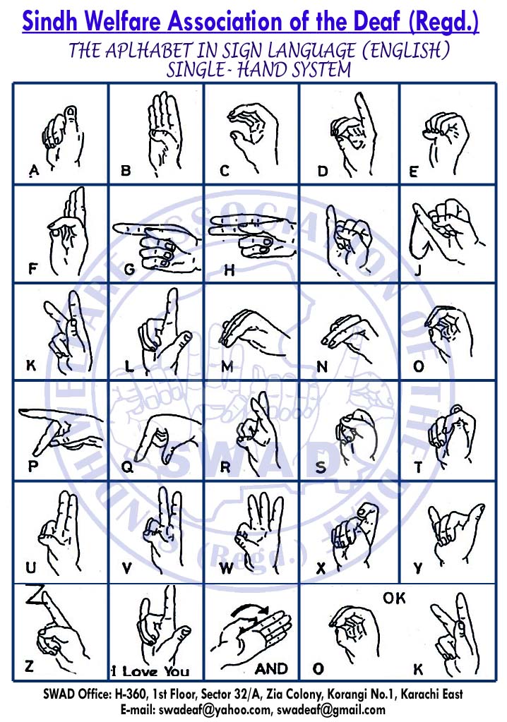 Sign Language Course | Sindh Welfare Association Of The Deaf (Regd)