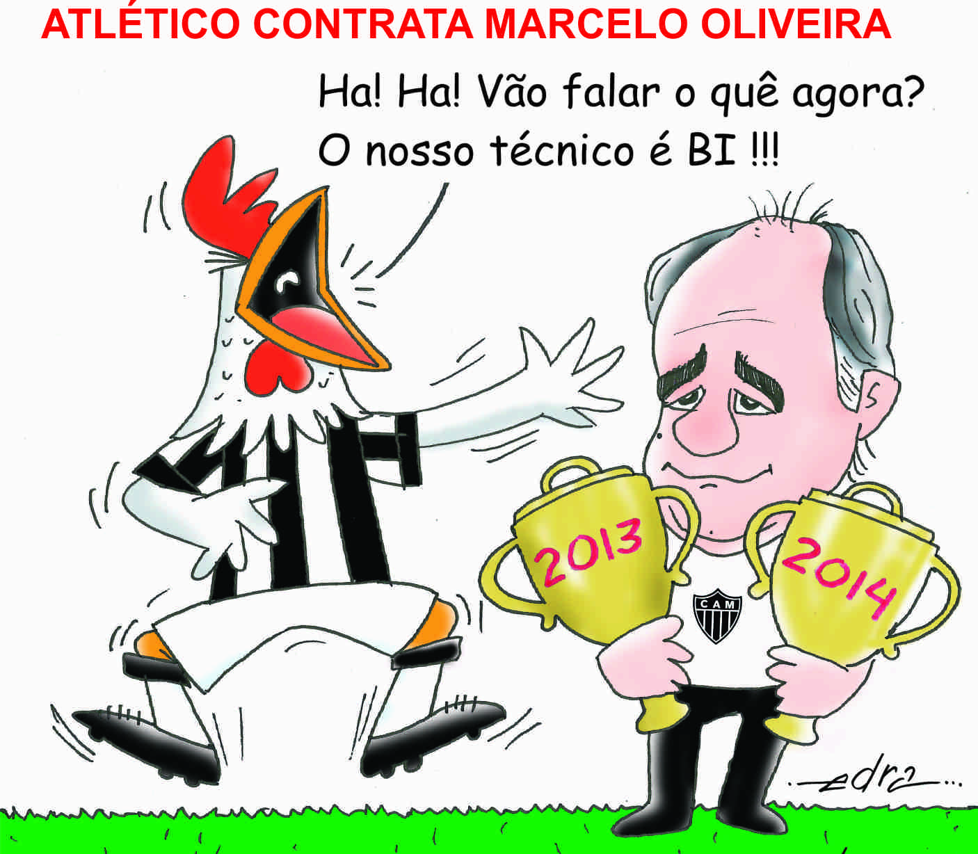 SÓ FUTEBOL - CHARGES