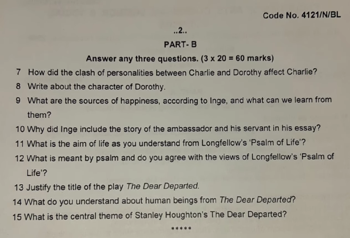 Osmania University B.Com / BA / B.Sc 1st Sem General English Paper-I ...