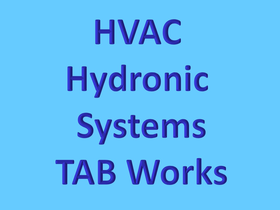 Hydronic System TAB Procedure