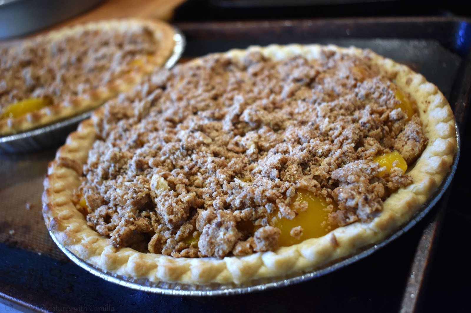 Flaming Peach Pie #6thAnnualPieathalon #EatPie